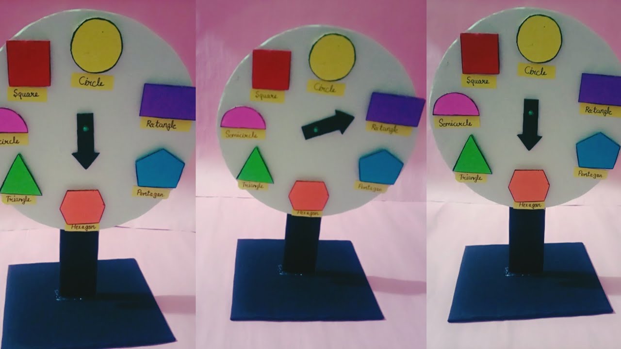 Maths 3D Shapes TLM model making for maths teachers - YouTube