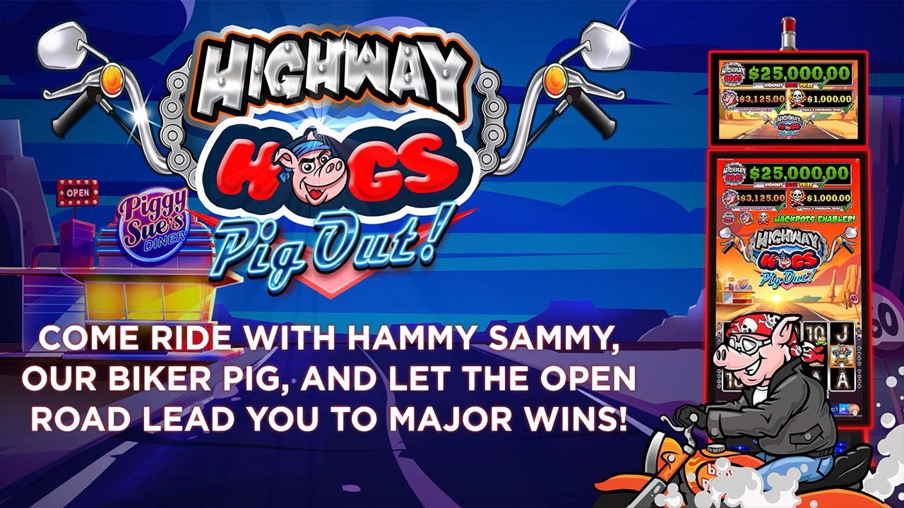 Highway Hogs® Pig Out Video Slots - YouTube
