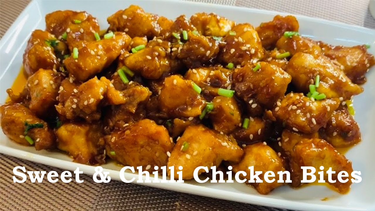 Easy Sweet & Chilli Chicken Bites Recipe | সুইটস এন্ড চিলি চিকেন সহজ ও ...