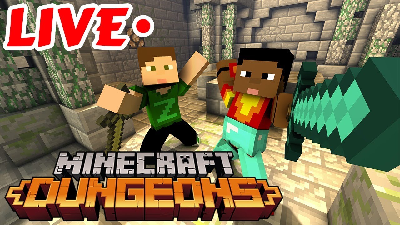 Monday Minecraft Live-Stream - Dungeons (7/13/20) - YouTube