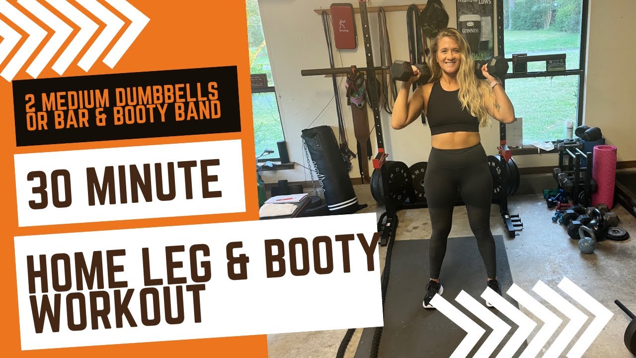 30-min Home Leg Workout | Little or No Equipment!! - YouTube