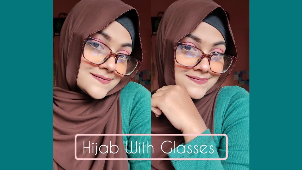 Easy Hijab with Glasses Tutorial.Hijab tutorial #easyhijabtutorial # ...