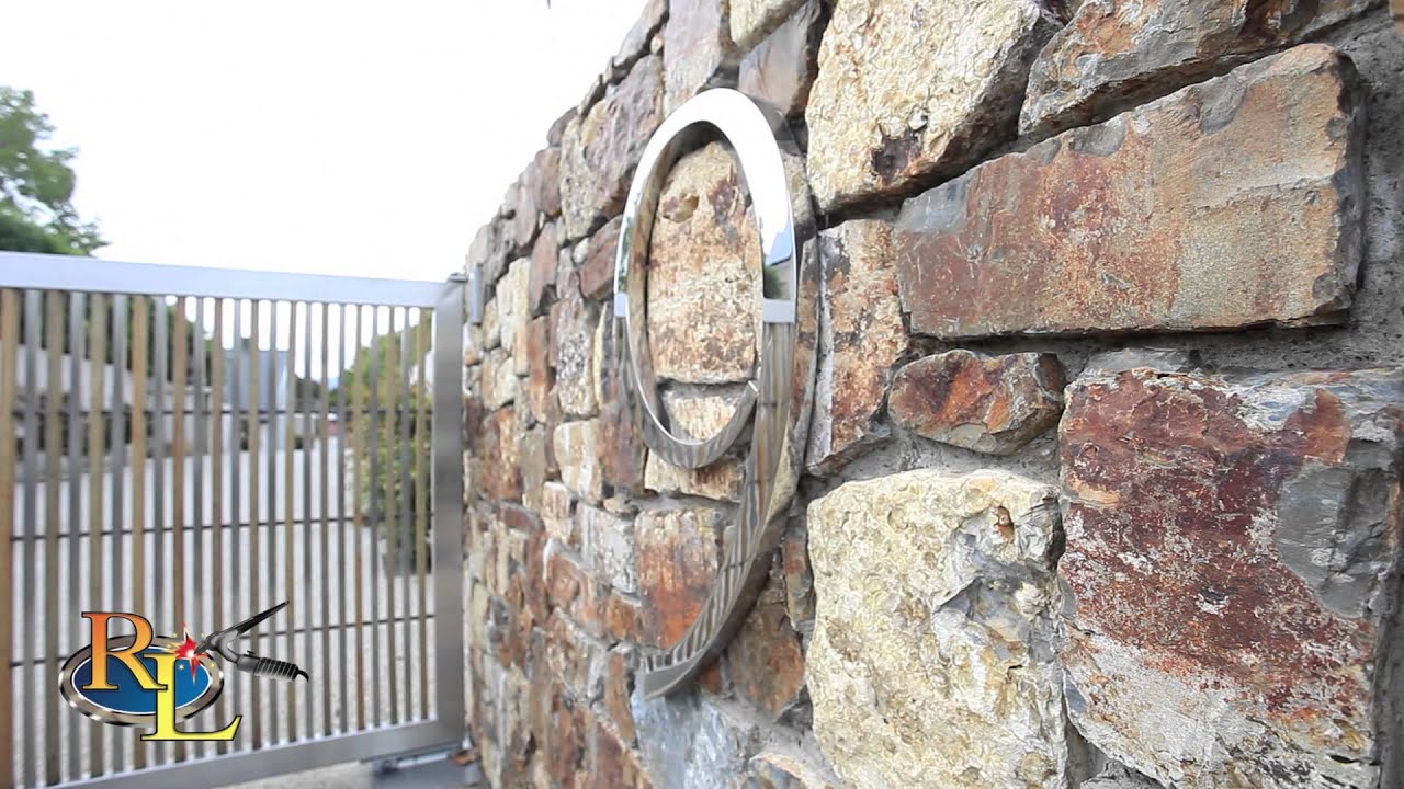 Stainless Steel Gate - Timber Insert - YouTube