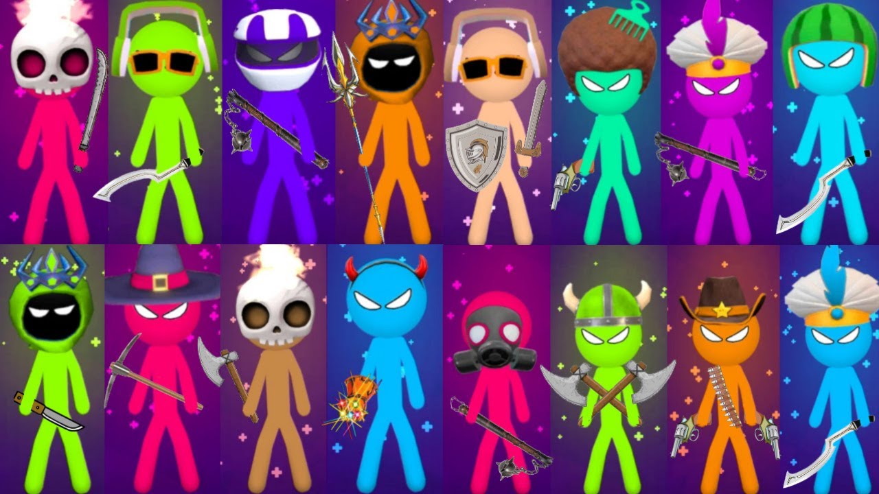 The Stickman Party 1 2 3 4 Battle MINIGAMES Gameplay ( android / ios ...