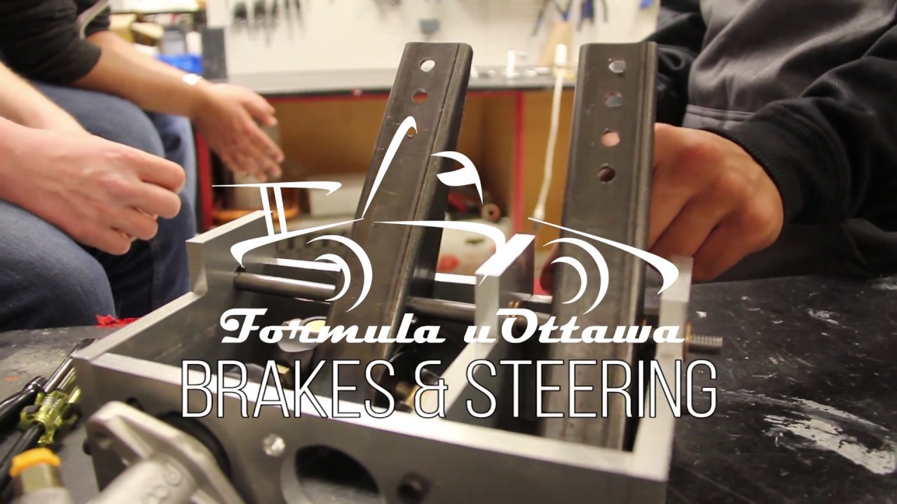 Formula uOttawa 2017 - FSAE Brakes and Steering Build - YouTube