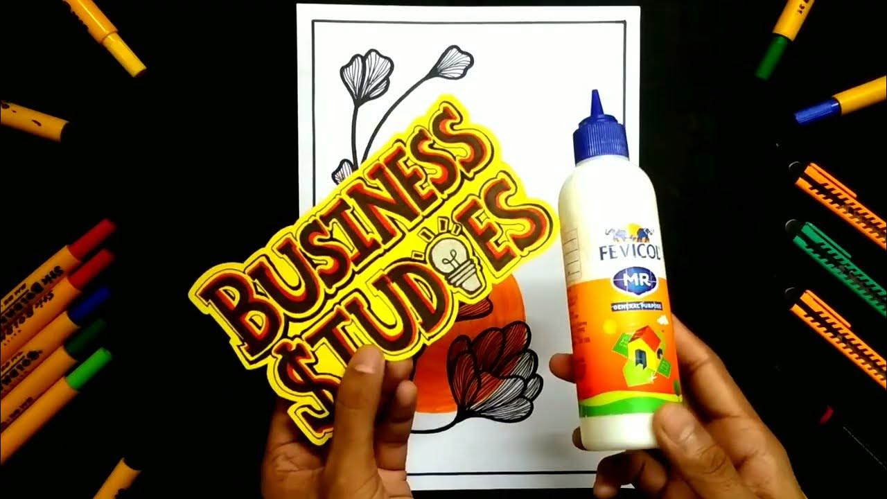 Business Studies Project File Front Page Design | Business Studies ...