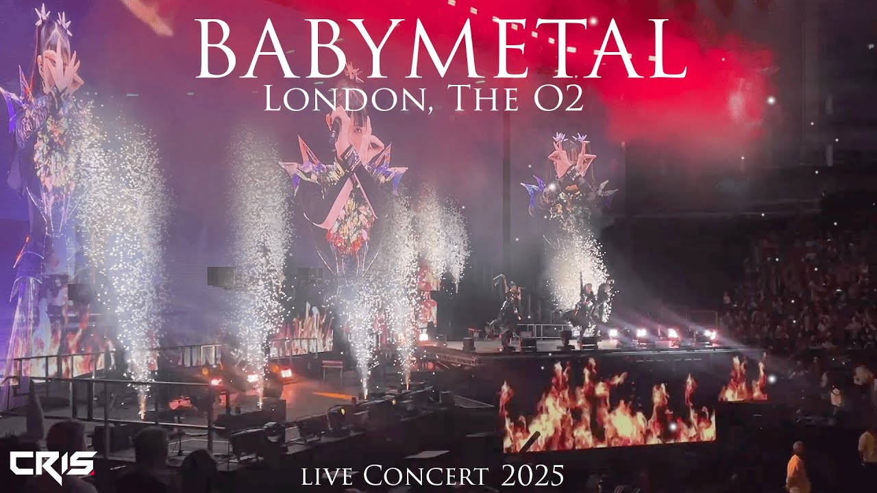 BABYMETAL LIVE THE O2 🤘🏻🦊 | FULL CONCERT (2025) | UK 🇬🇧 | ft. Poppy ...