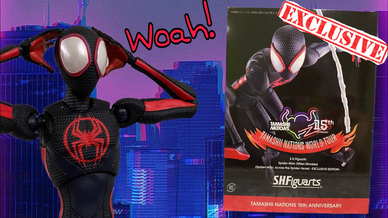 SH Figuarts Miles Morales Spider-Man (Exclusive Edition) Review - YouTube