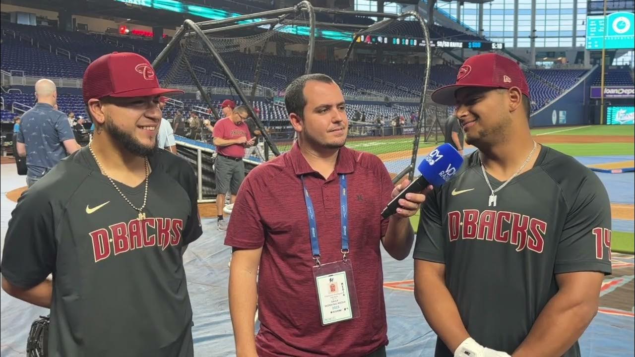 José Herrera y Gabriel Moreno hablan de lo que significa repartirse la receptoría de los Dbacks ...