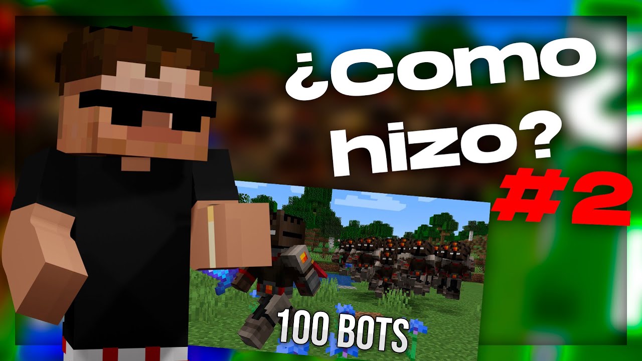 BOTS INTELIGENTES EN MINECRAFT ¿COMO HACERLO? ¿COMO JUGAR CON AMIGOS ...