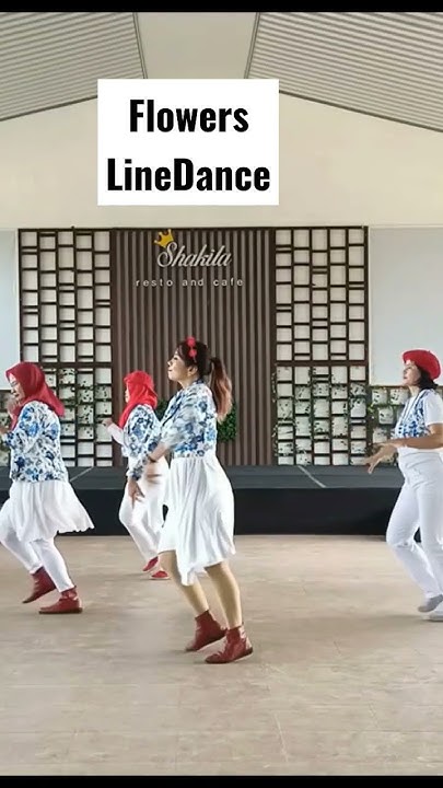 Flowers Line Dance,Chor by Sally Hung (TW), Beginner - YouTube