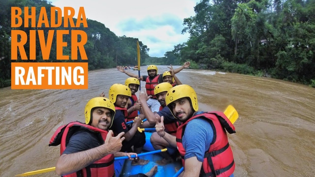 River Rafting in Bhadra river | Chikmagalur | Adventure sports - YouTube