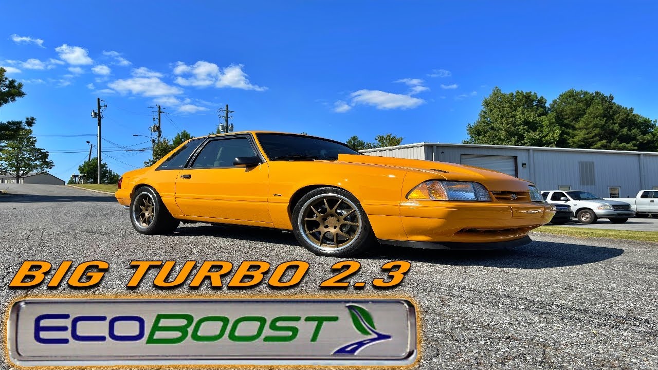 400HP and 30MPG, 2.3 Ecoboost swapped fox body checks all the boxes ...