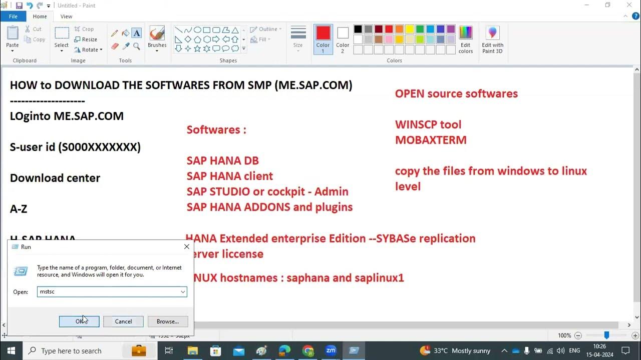 @sapbasishana SAP HANA 2.0 - HOW TO DOWNLOAD HANA SOFTWARES & FEW LINUX COMMANDS - YouTube