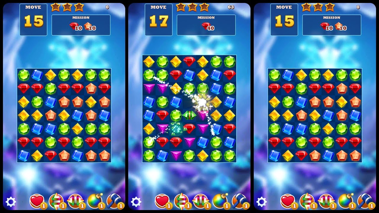 Jewels Blast: Break The Gems Gameplay Android Mobile - YouTube