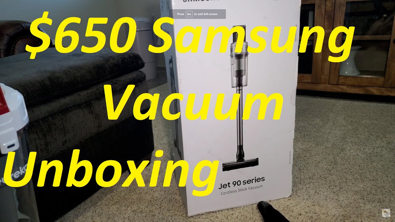Samsung Jet VS90 Complete, Unboxing And First Look😍🥰😄 - YouTube
