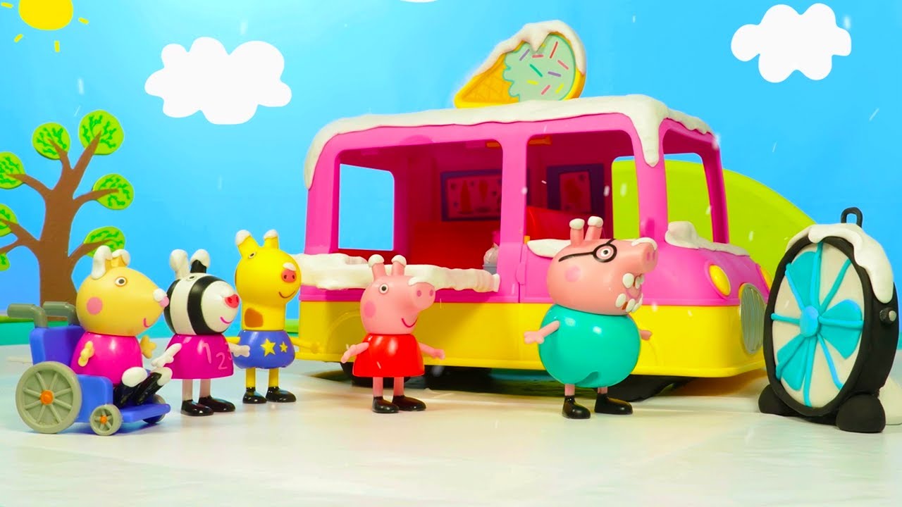 Peppa Pig Learns Hot and Cold! Toy Videos For Toddlers and Kids - YouTube