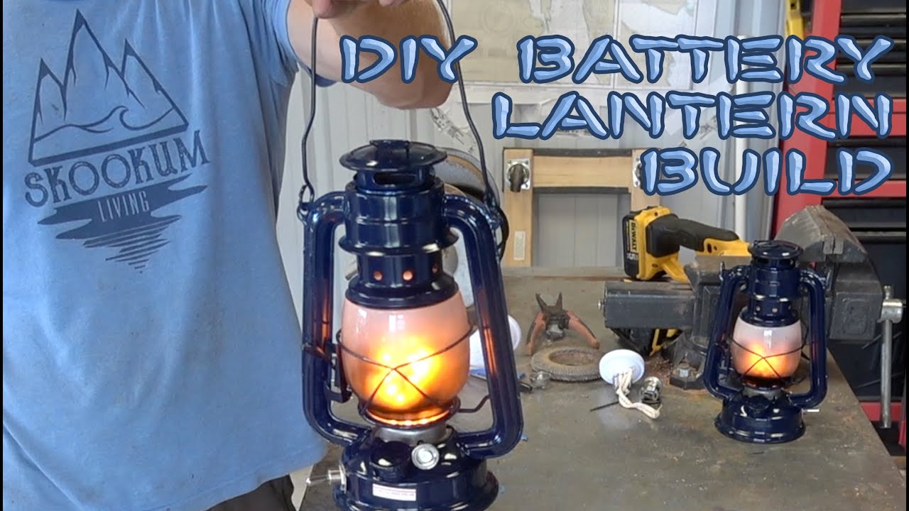 DIY Battery Lantern Build - YouTube