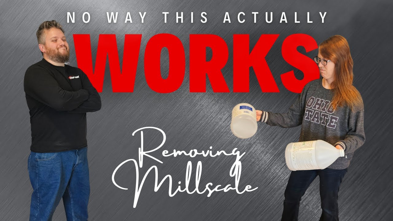 How to Remove Mill Scale from Hot Rolled Mild Steel - YouTube