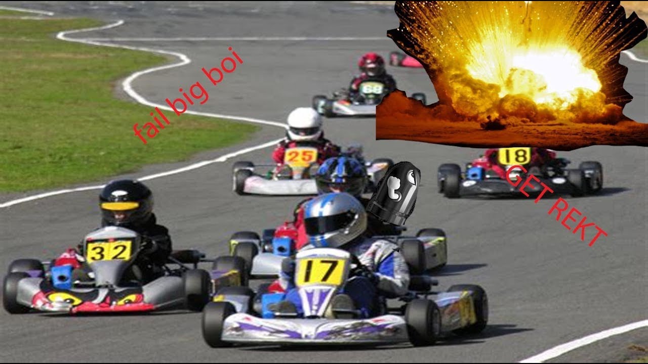 go kart fail - YouTube