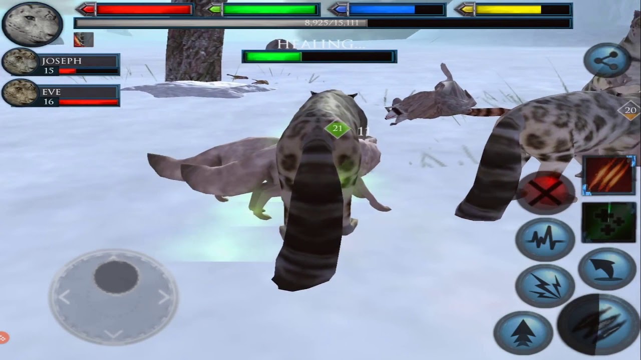 Snow leopard VS Angry North Pole, Ultimate Arctic Simulator - YouTube