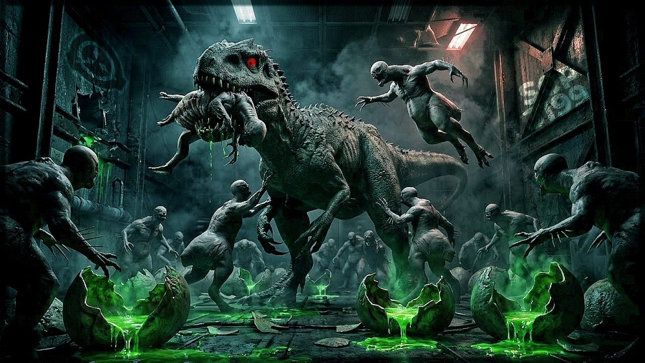 Até Onde a Indominus Rex Sobreviveria na Fundação SCP? - YouTube