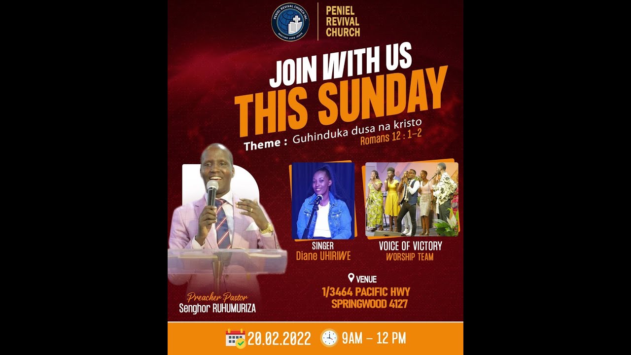 PENIEL REVIVAL CHURCH AUSTRALIA - SUNDAY SERVICE 20/02/2022 - YouTube