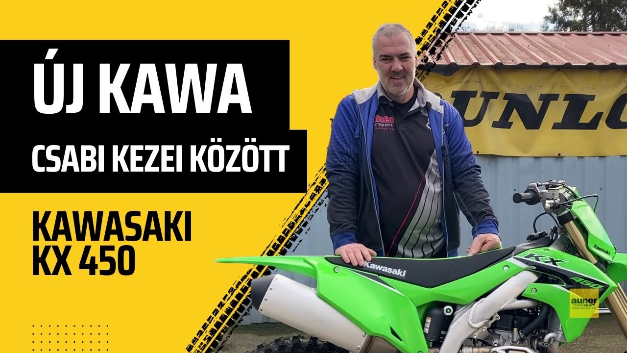 Egy új motorra is van mit feltenni..🔧🤓 | Kawasaki KX 450 2023 alap ...