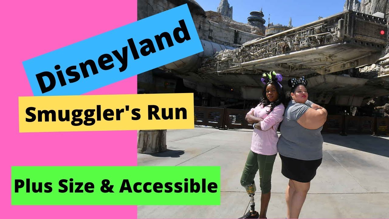 Disneyland - Smuggler's Run for plus size guests - Accessibility and ...