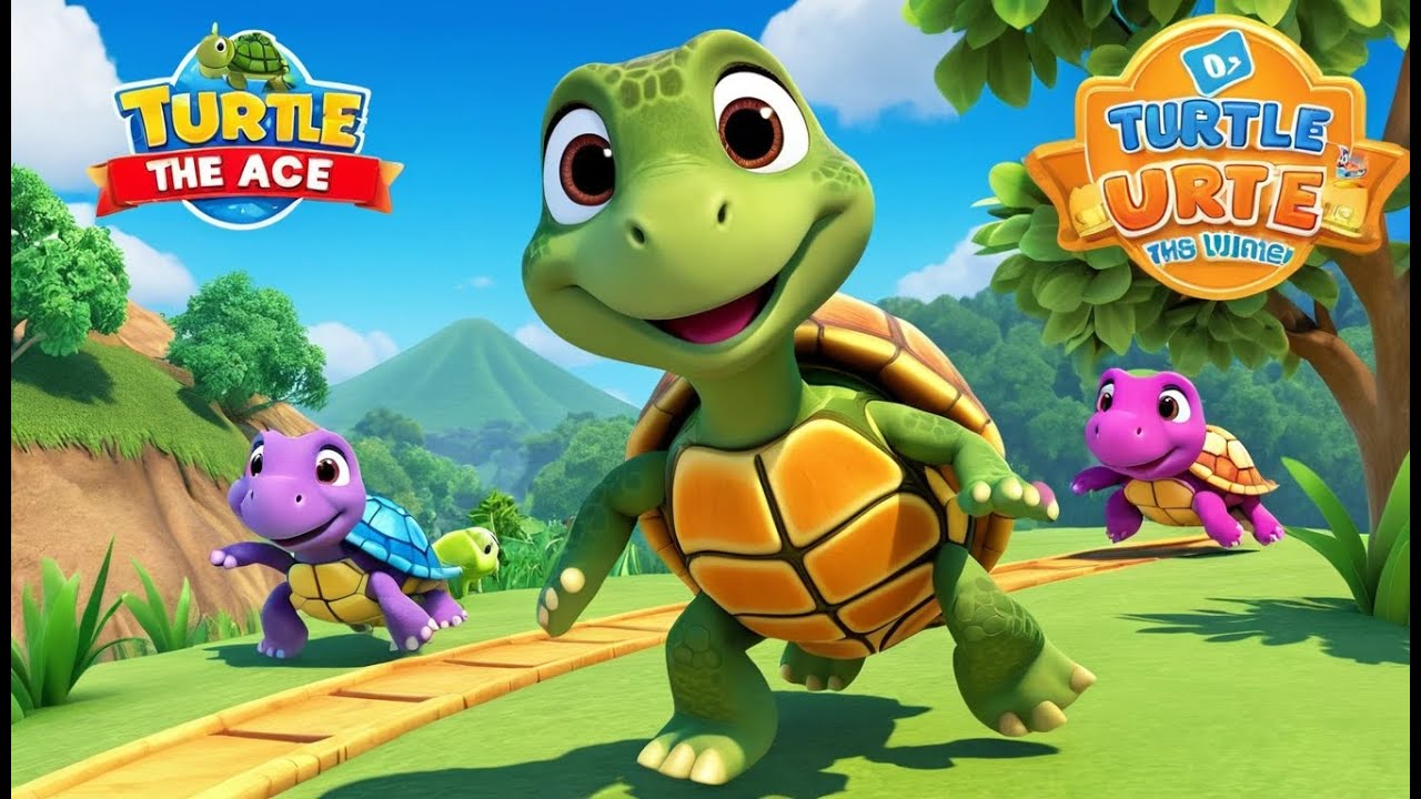 🐢 Turtle Wins the Race | 3D Animated Nursery Rhyme for Kids - YouTube