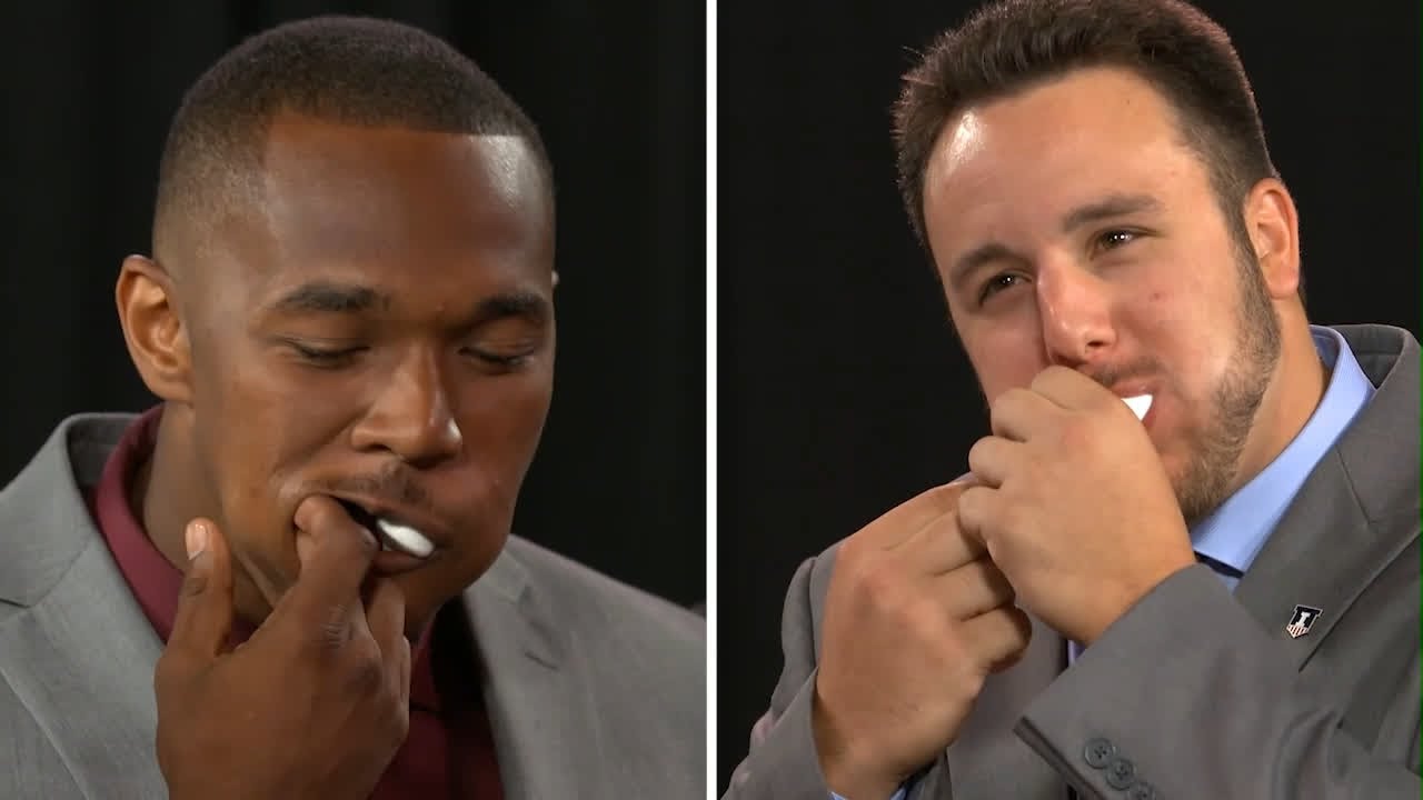 Sports Lite: Marshmallow Eating Contest - Illini vs. Terps - YouTube