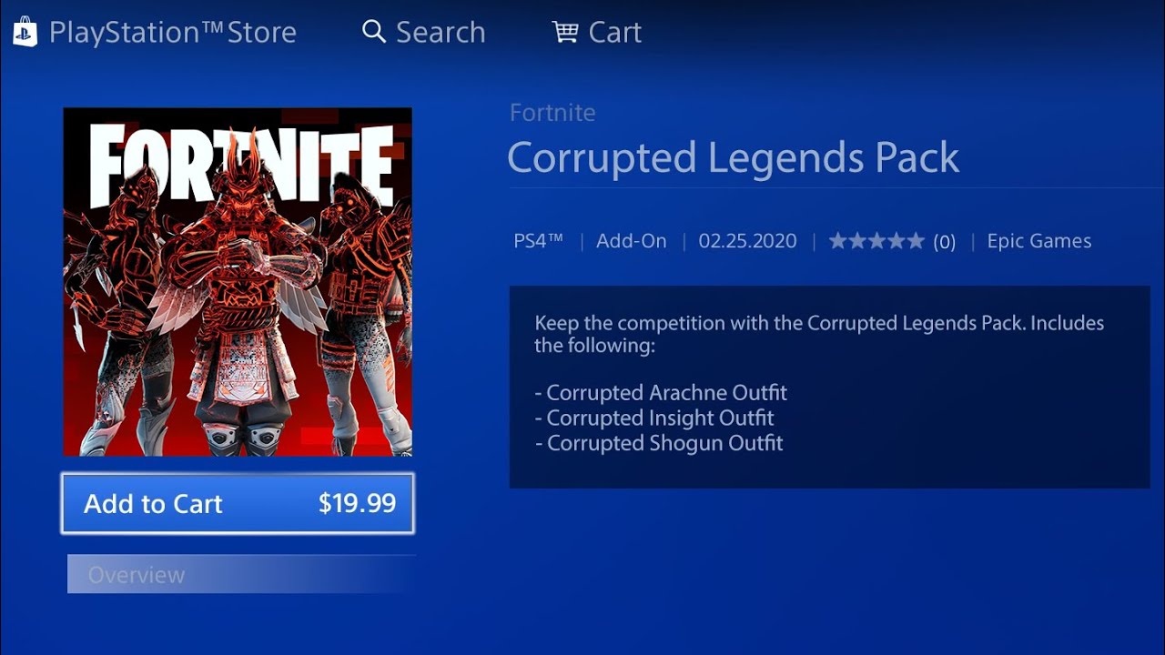 FORTNITE NEW CORRUPTED LEGENDS PACK! - YouTube