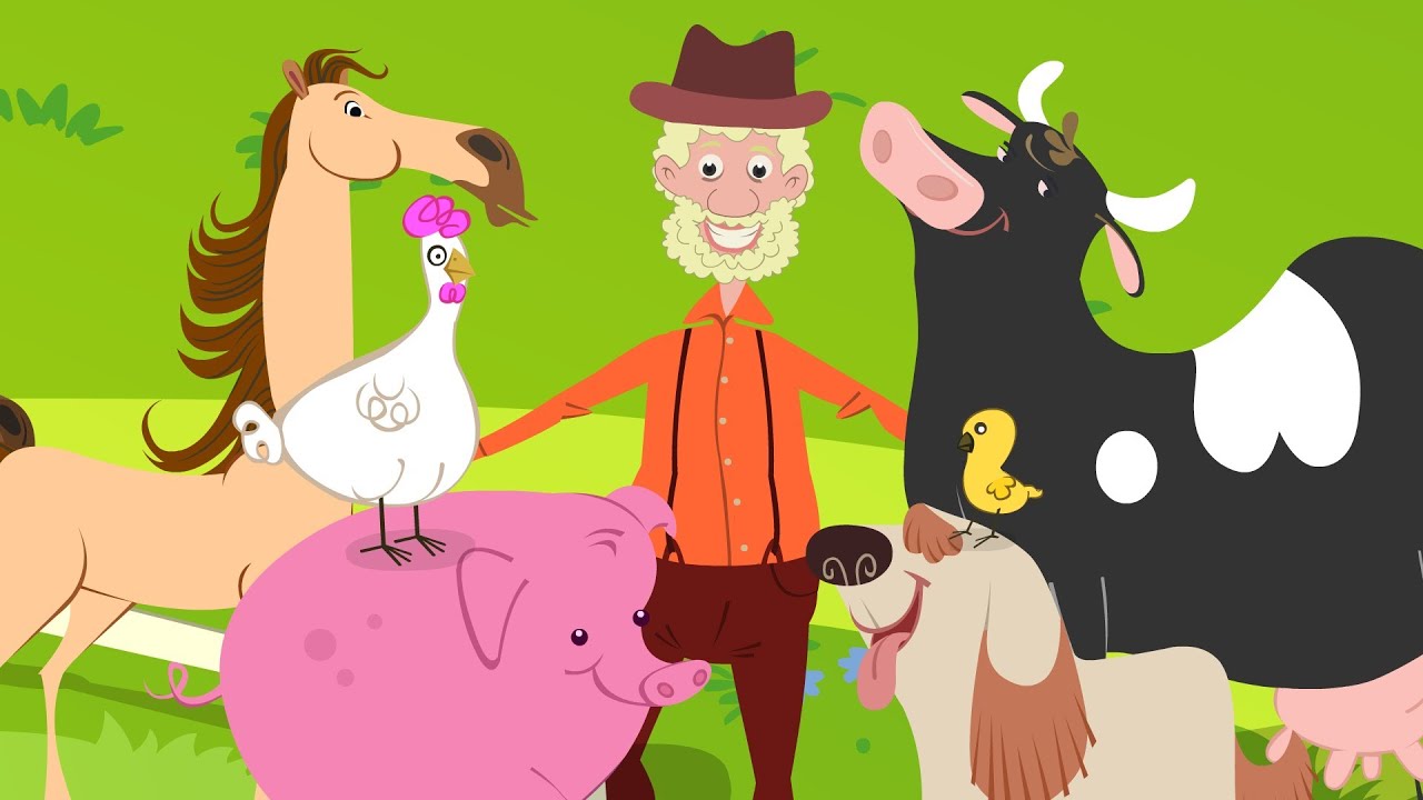 Old Macdonald Had A Farm | Kindergarten Nursery Rhymes by Kids Abc Tv ...