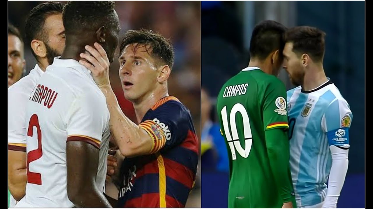 Lionel Messi Top 8 Fights in his Career | HD - YouTube