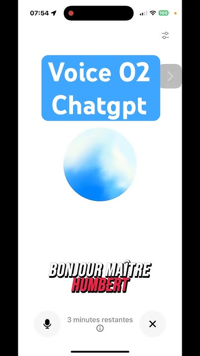 Voice 2 CHATGPT voici comment débloquer la fonction vocale en France # ...