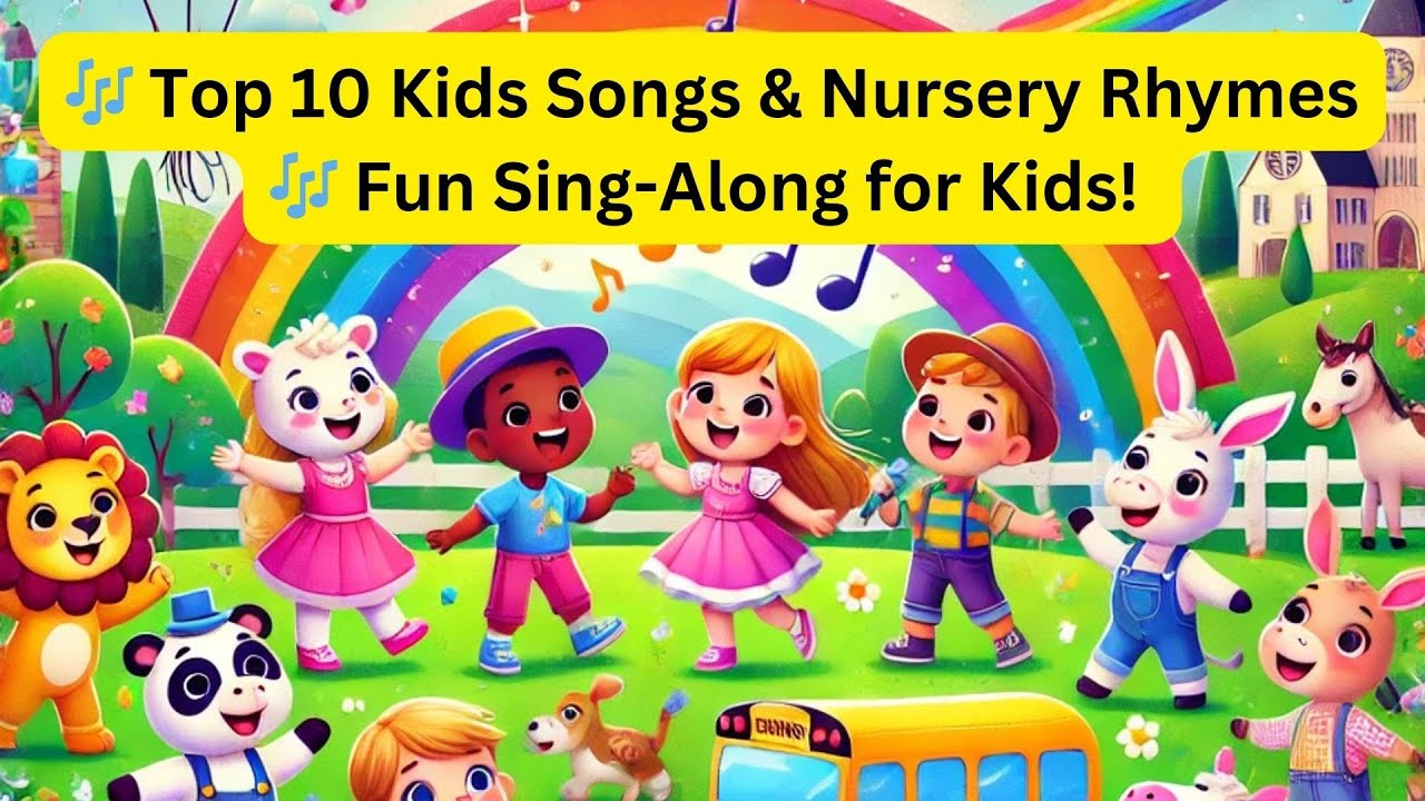 Top 10 Popular Kids Songs + More Nursery Rhymes & Kids Songs Song# ...