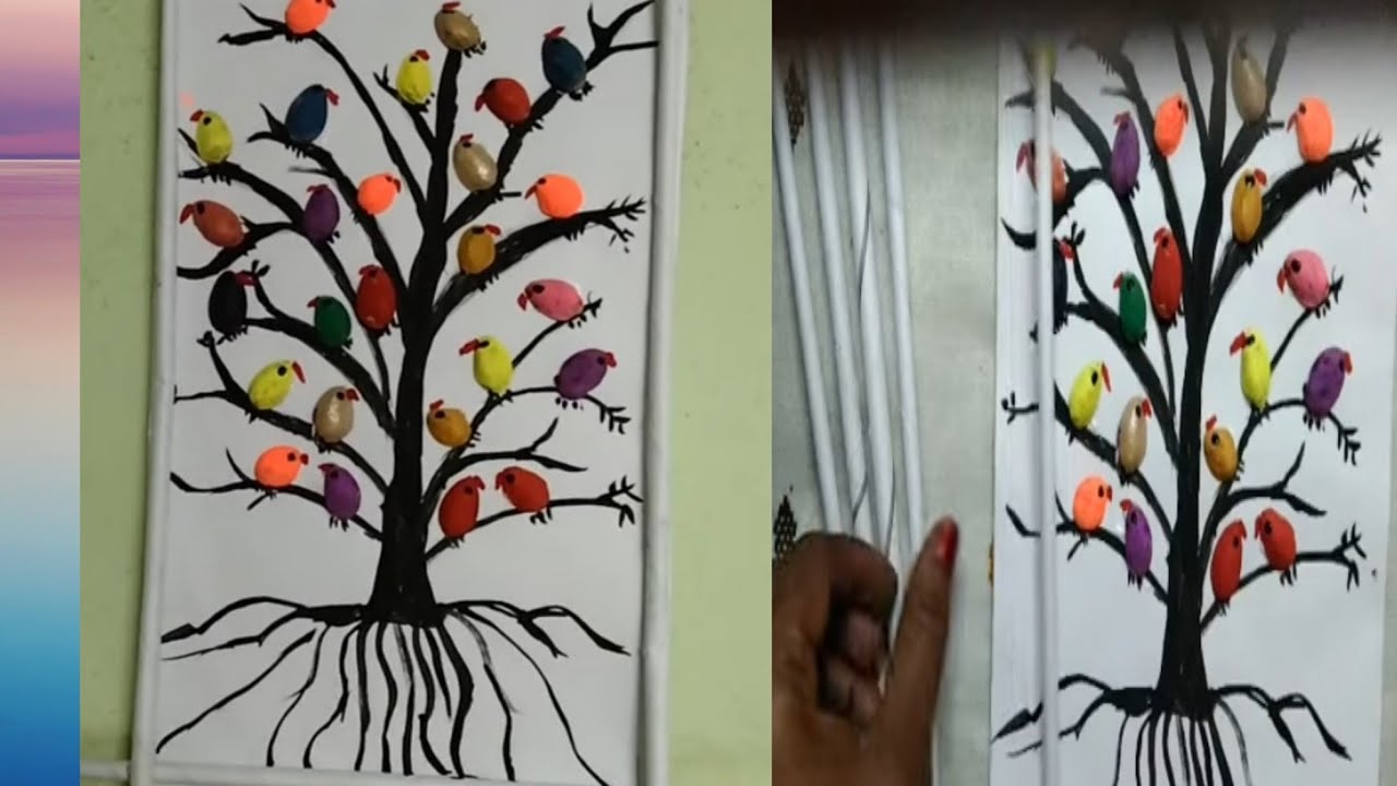 beautiful painting using pista shells best ueuse pista shell craft ...