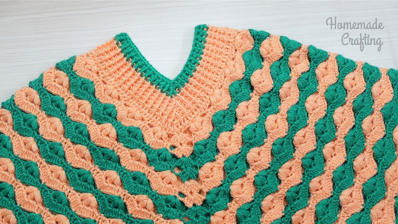 Crochet Poncho | designer poncho | female poncho | ponchos for women ...
