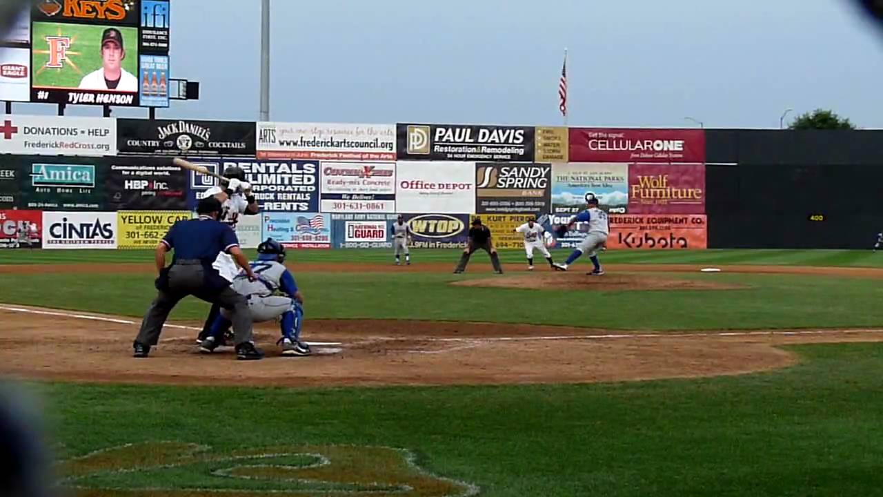 Tyler Henson (Frederick Keys) Singles in Billy Rowell - YouTube