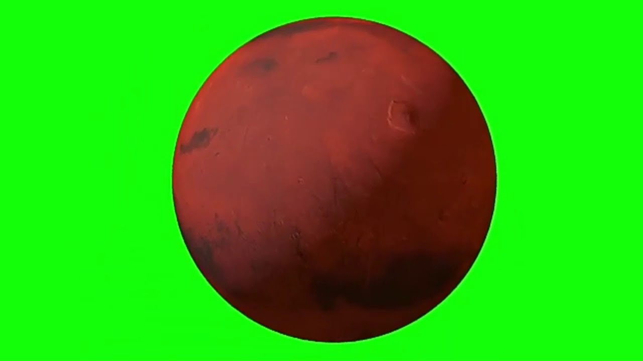 Mars HD green screen - YouTube