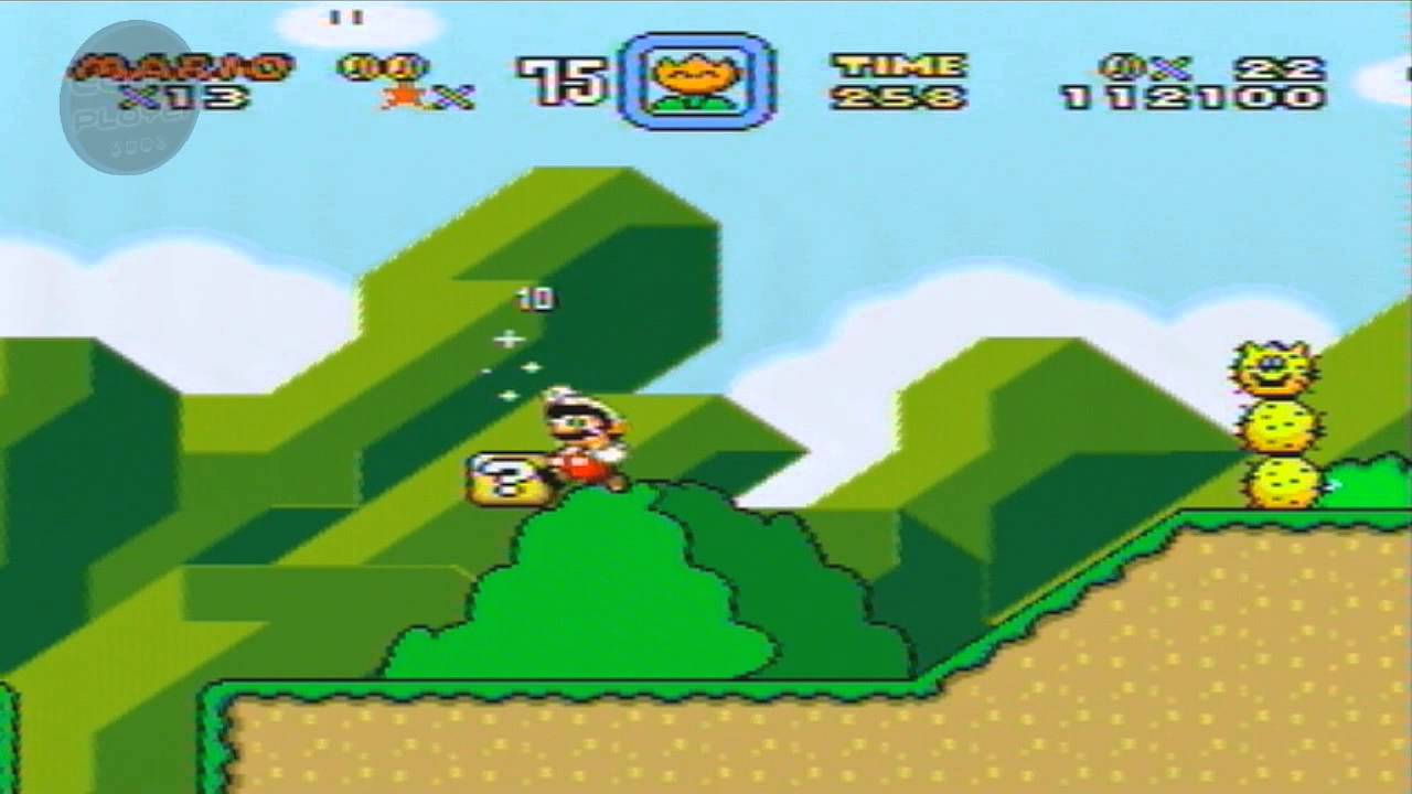Super Mario World - Teste de Captura no Super Nintendo - YouTube