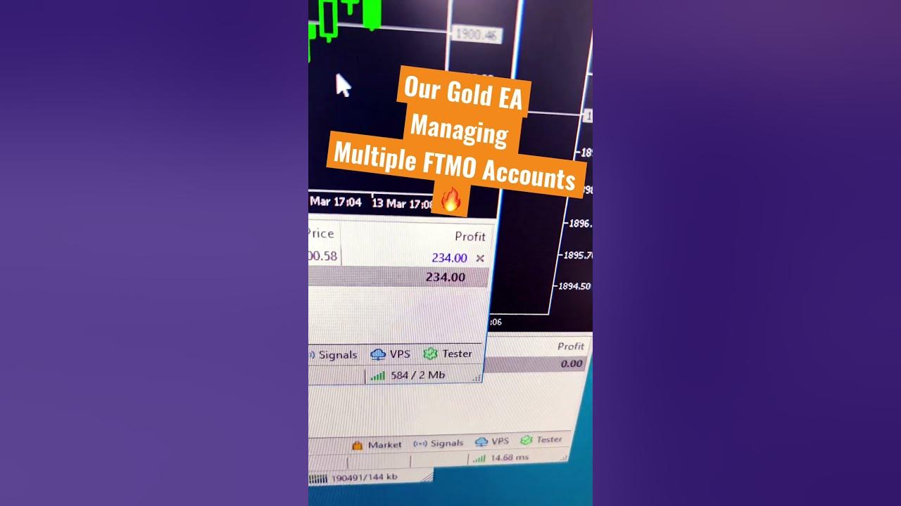 Gold MT4 Expert Advisor Automated Trading with Trailing Stop Loss. $230 in profits! 🔥# ...