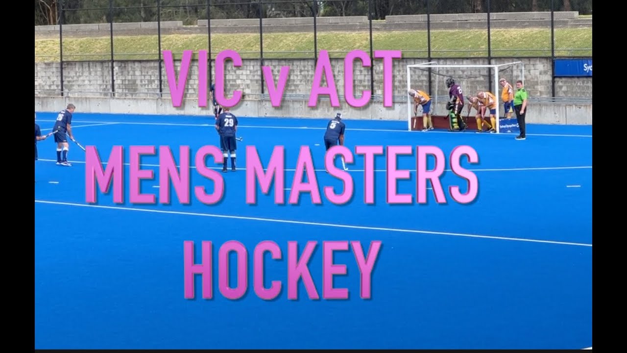 Victoria v ACT Mens Masters Hockey - YouTube