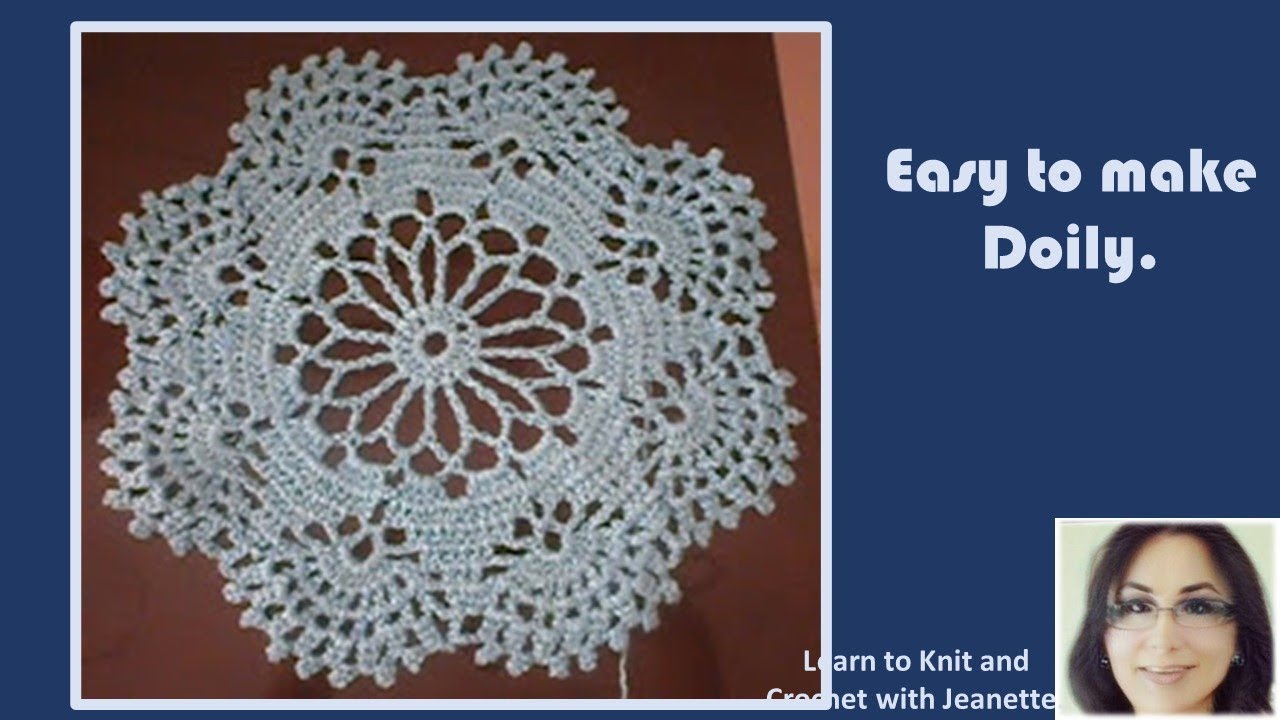 Easy to make Doily. - YouTube