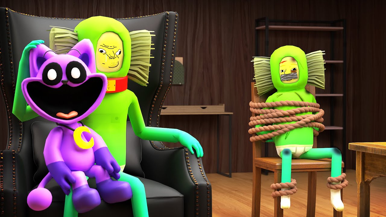 getting catnapped by bonus's new cat - YouTube