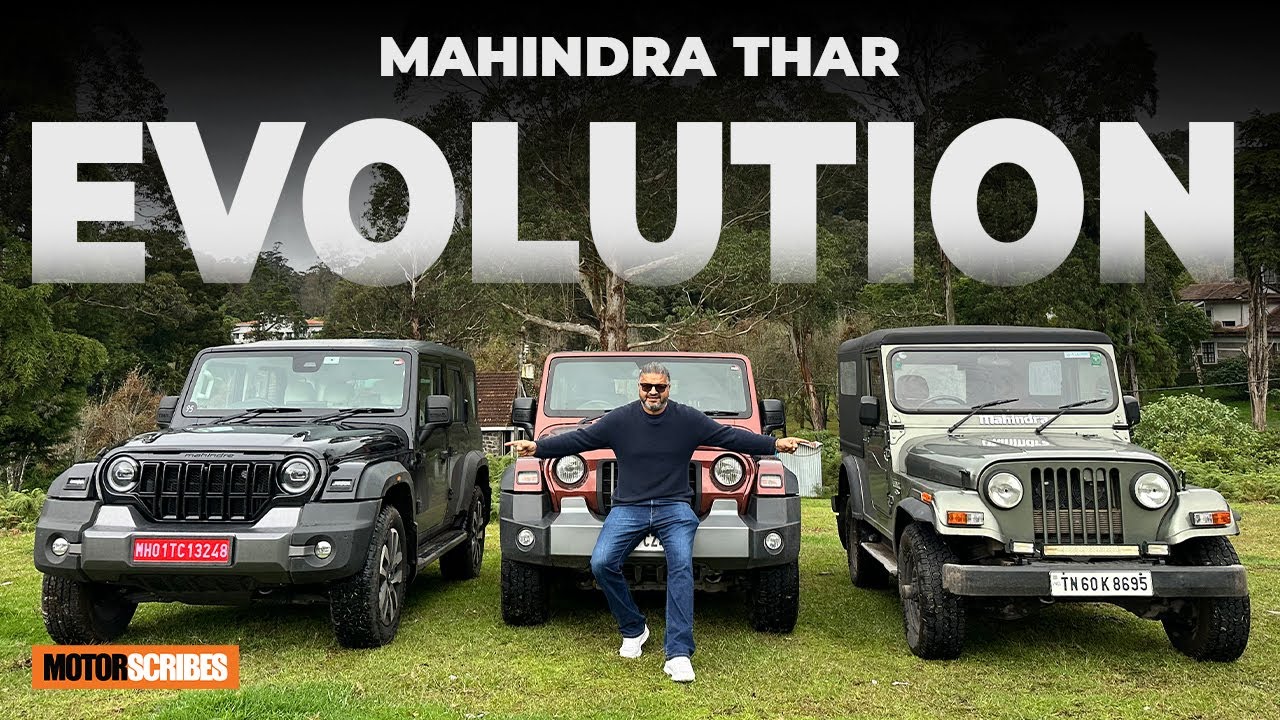 Mahindra Thar - The Evolution Of The Thar to the Thar Roxx! - YouTube