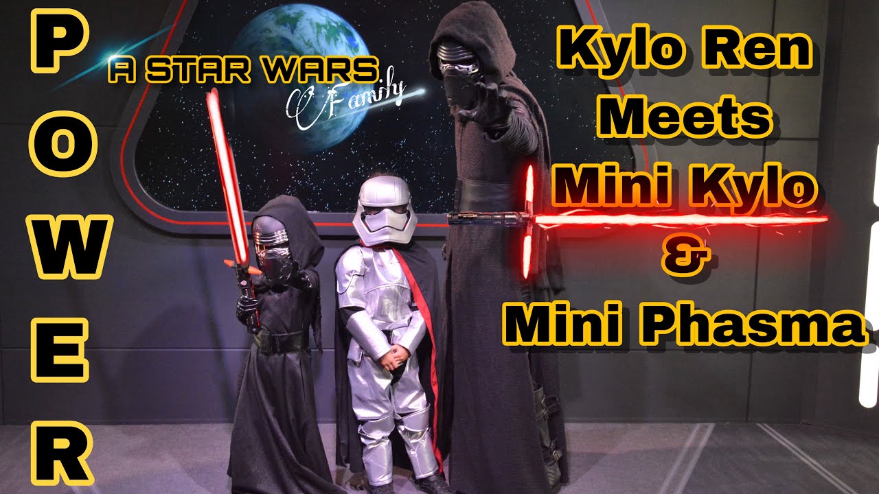 Kylo Ren Meets Mini Kylo & Mini Phasma !!! - YouTube