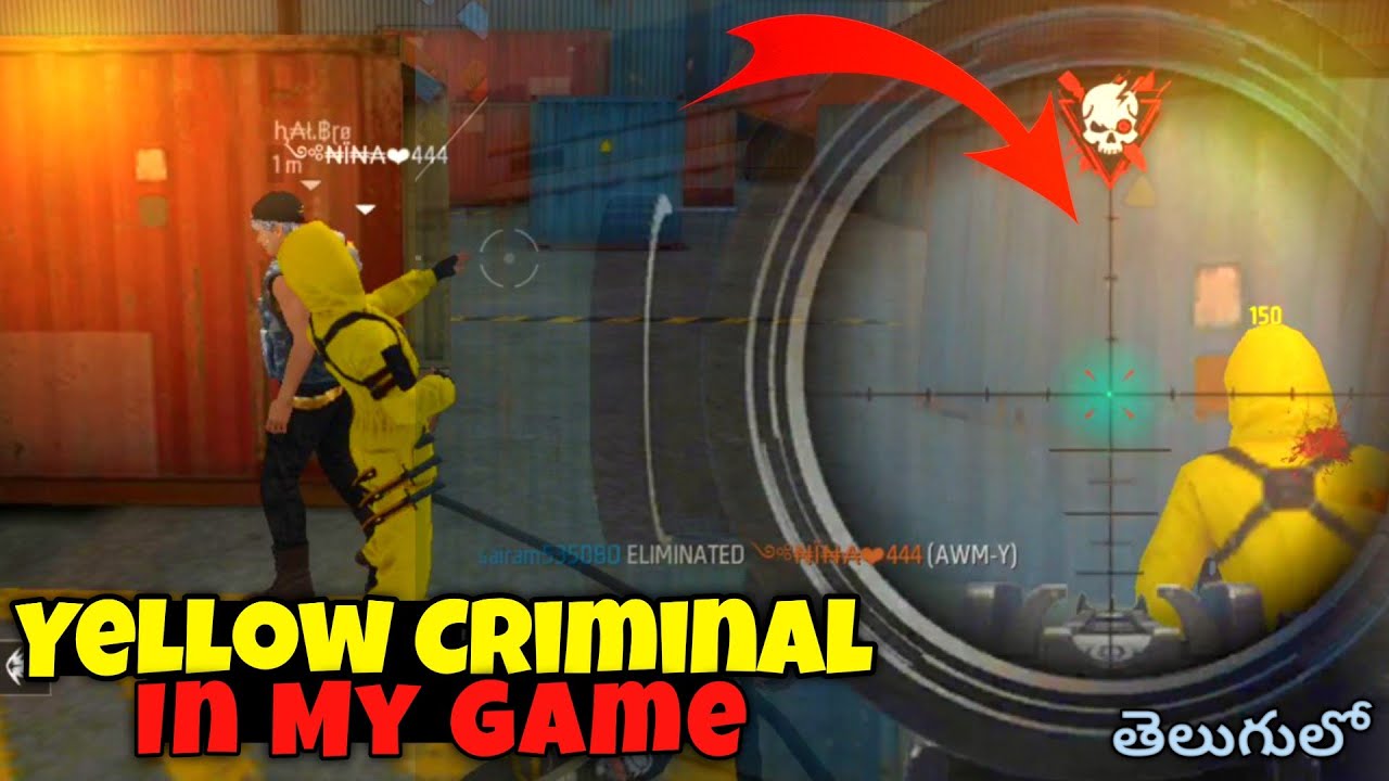 Random Yellow criminal show lol to 😡 me In Telugu | Yellow criminal in ...