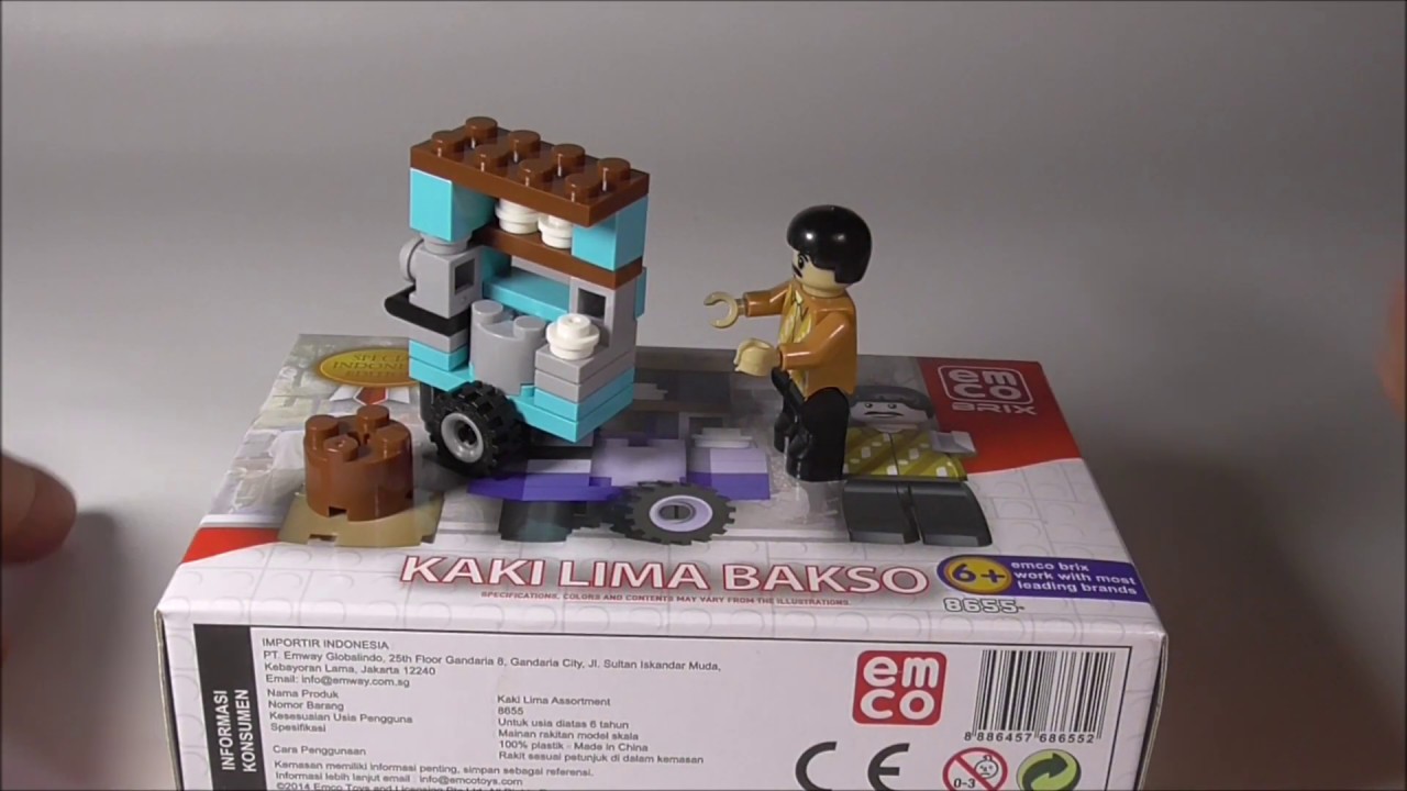 Unboxing #006 emco Brix Special Indonesia Edition "Kaki Lima Bakso ...