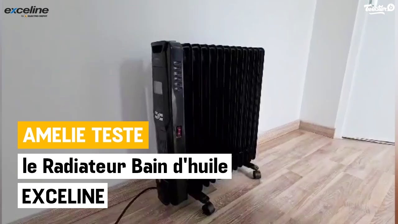 Amélie a testé pour vous le Radiateur Bain d'huile EXCELINE - ELECTRO ...